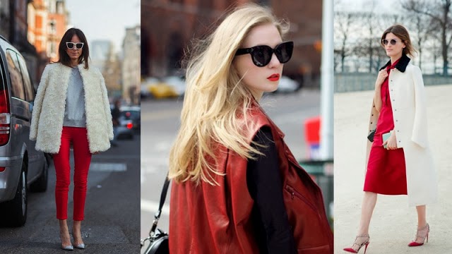 INSPIRACION EN ROJO + COLLAGE - Así es la Moda