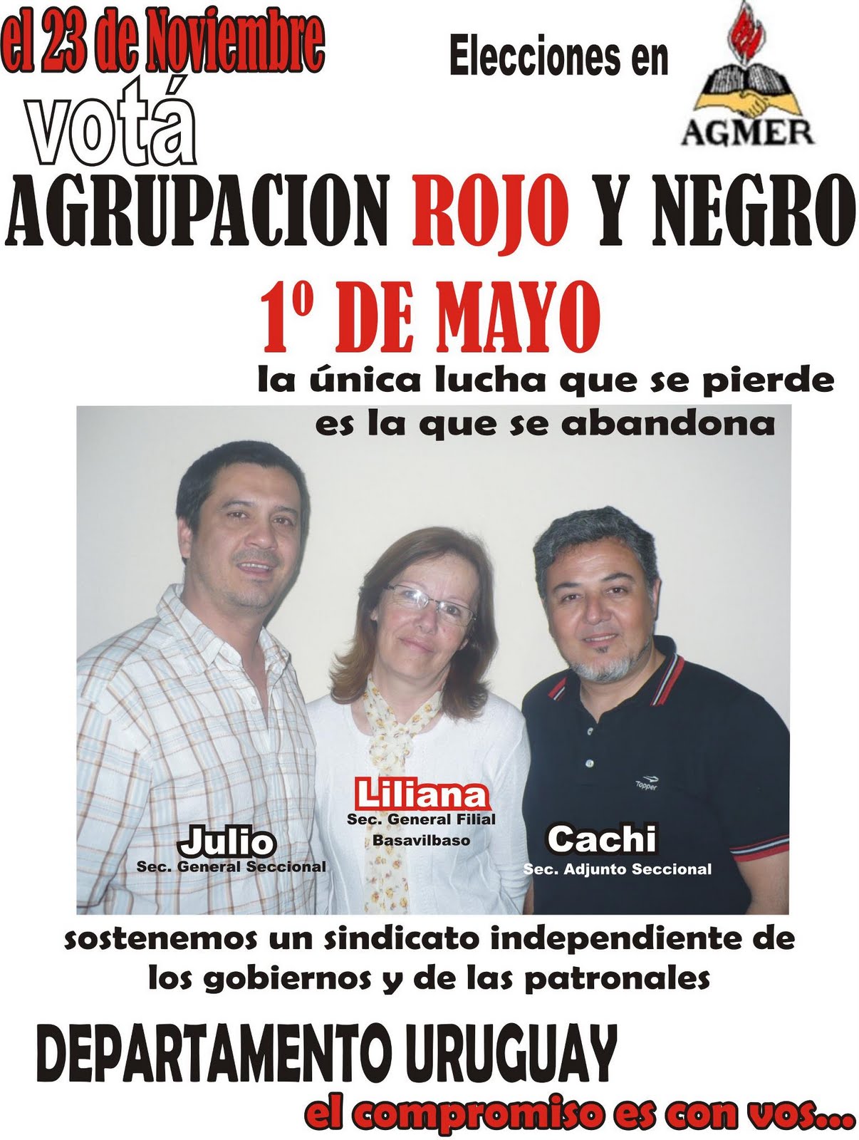 ROJOYNEGROURUGUAY: Nuestro compromiso es con vos: ROJOYNEGROURUGUAY: Nuestro compromiso es con vos: