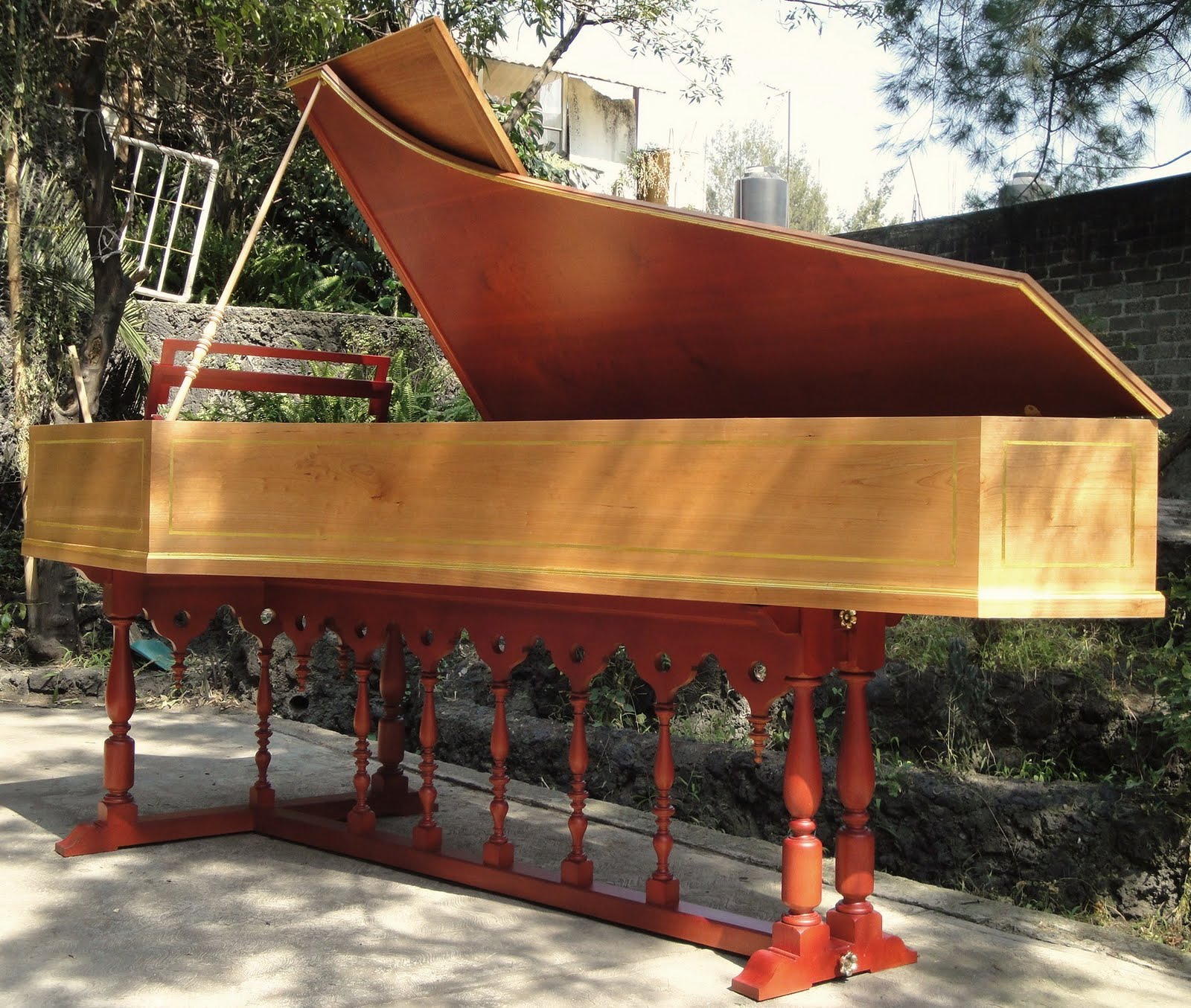 Alejandro Vélez: Clavecín de doble teclado modelo Francés "Taskin ...