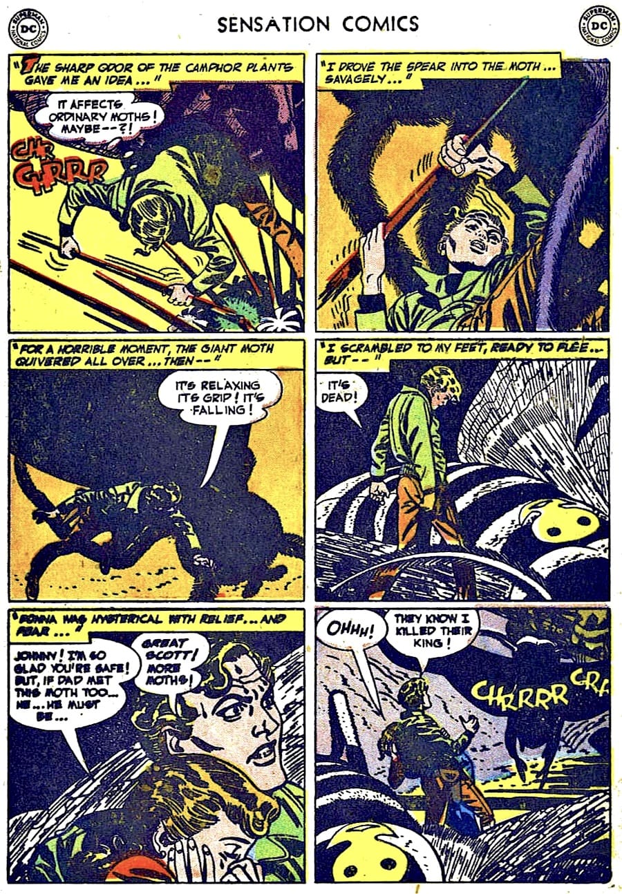 Sensation Comics #108 - Alex Toth art - Pencil Ink