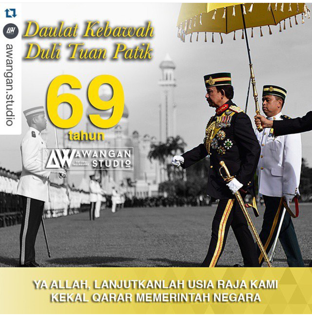 Sembah Ucapan Tahniah Sempena Hari Keputeraan Sultan Brunei ke-69