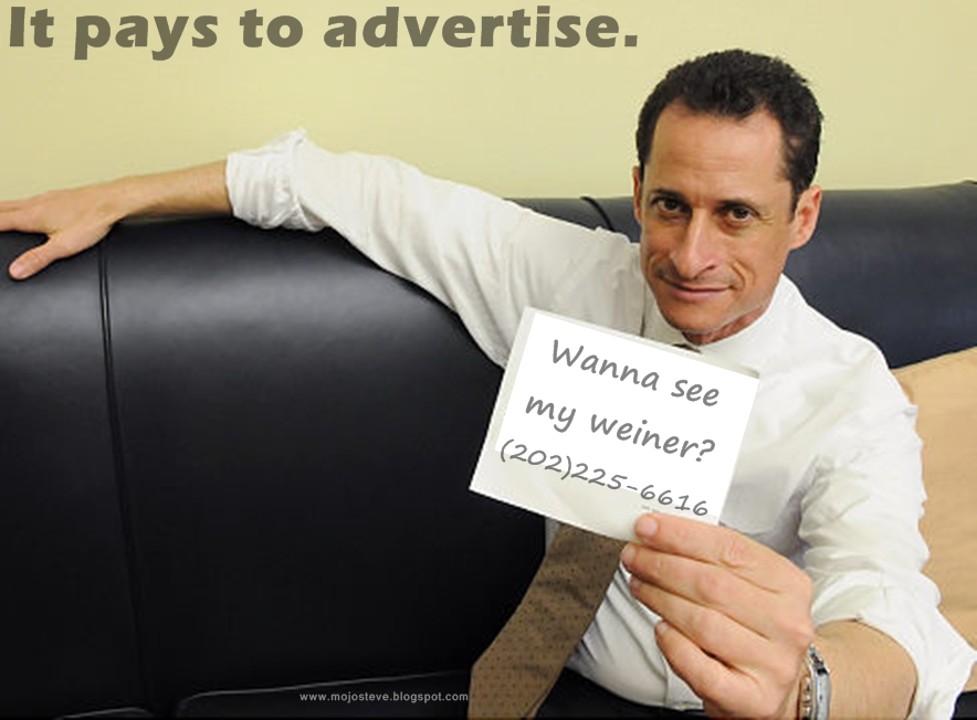 EMBRACE THE SUCK...: Mr. Weiner's Weiner...