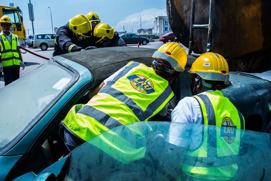 LASEMA Response Unit (LRU) stage Emergency Response Simulation at Lekki ...