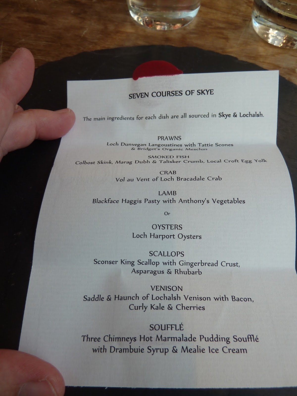 Observations: The Three Chimneys on the Isle of Skye