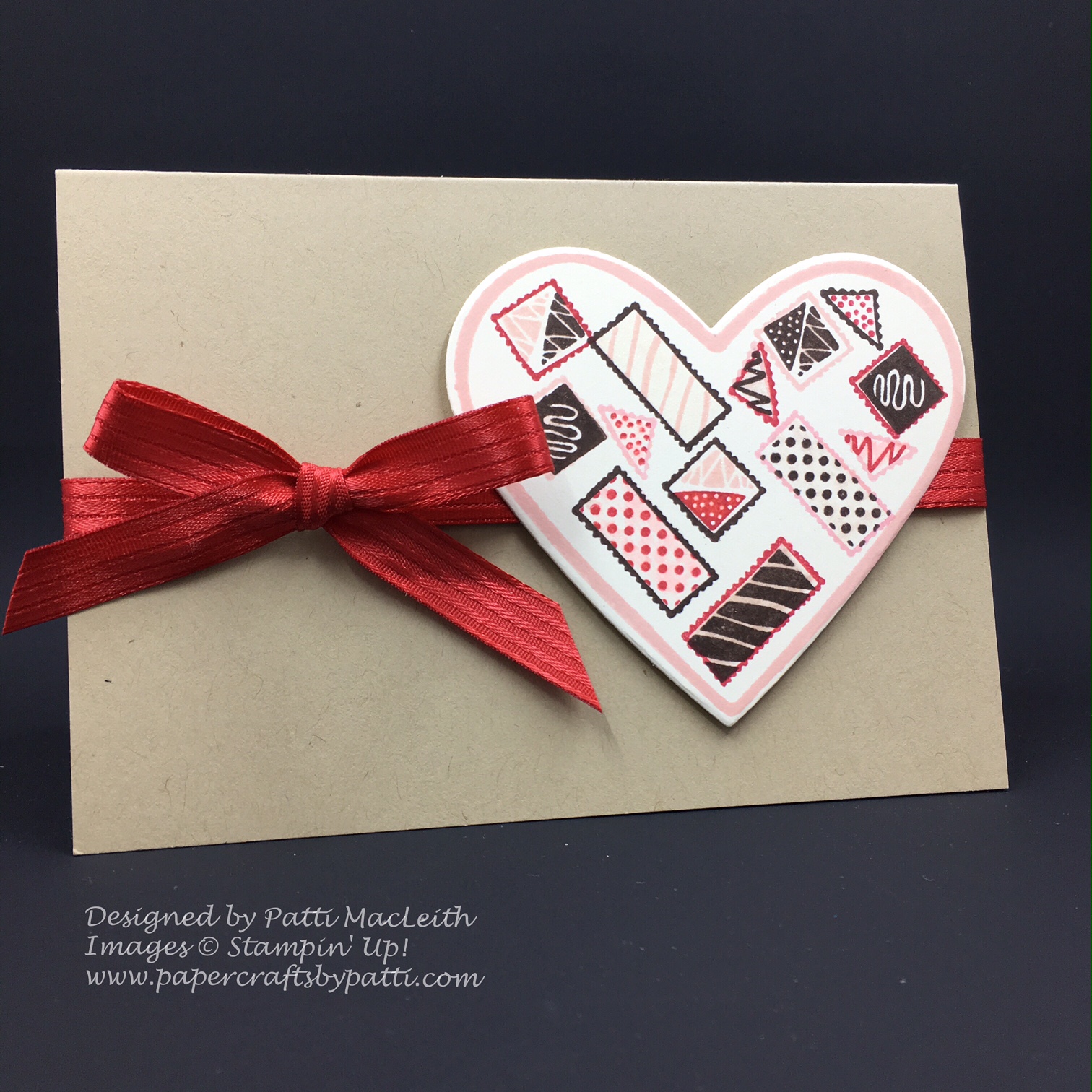 Papercrafts by Patti: Sweet More Than Chocolate Note Card