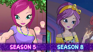 Winx Club fairies evolution from Season 1 to 8 🌟 - Winx Club All