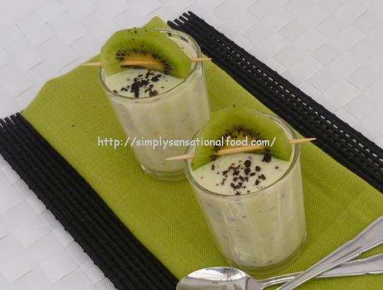 Yoghurt Mint chocolate pots | simply.food