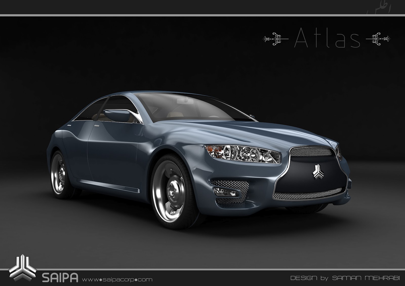 My Conceptual Car Designs: Saipa Atlas