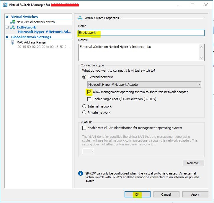 Ken Umemoto's vReality: Windows Server 2016: How to Enable Nested Virtualization