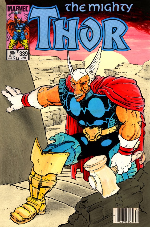 Marvel Comics of the 1980s: Beta Ray Bill by Michel Fiffe