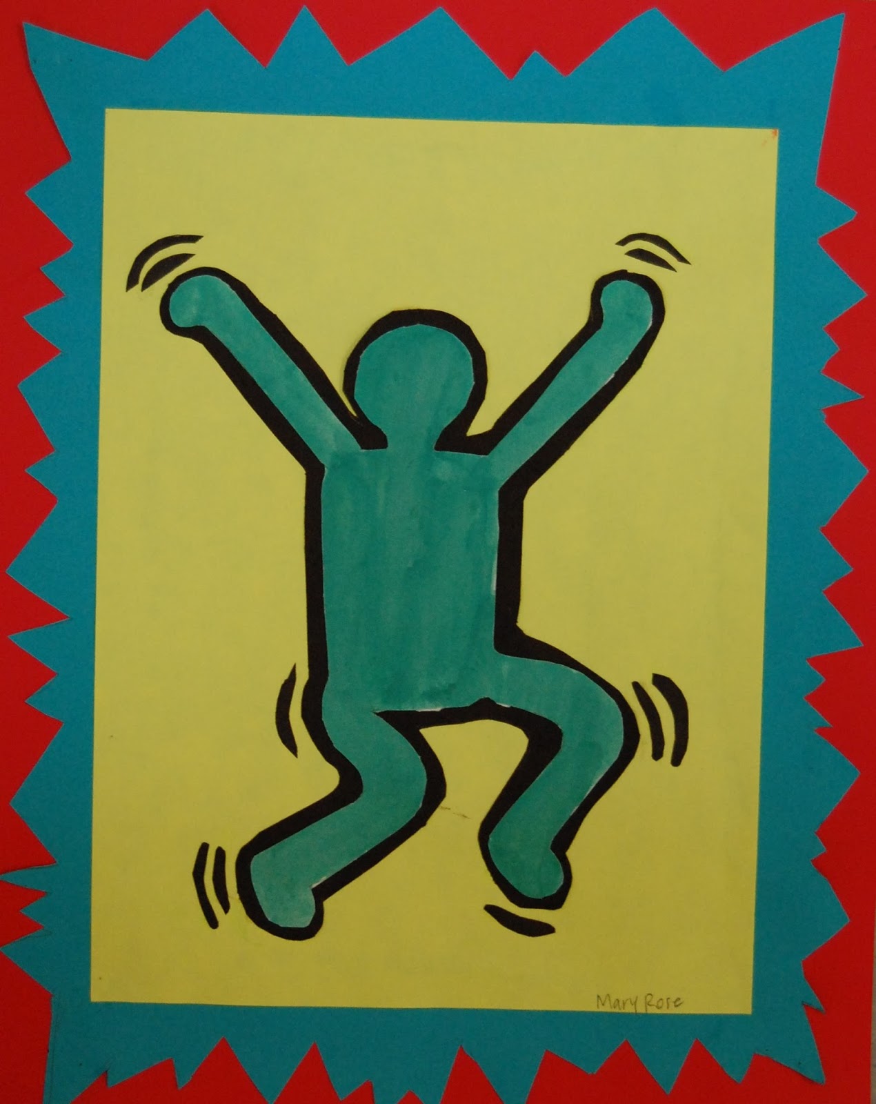 super happy art class: Keith Haring Art