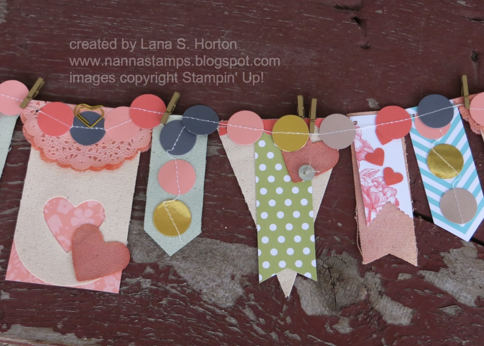 Stamping with Nanna: The Cutest Little Banner