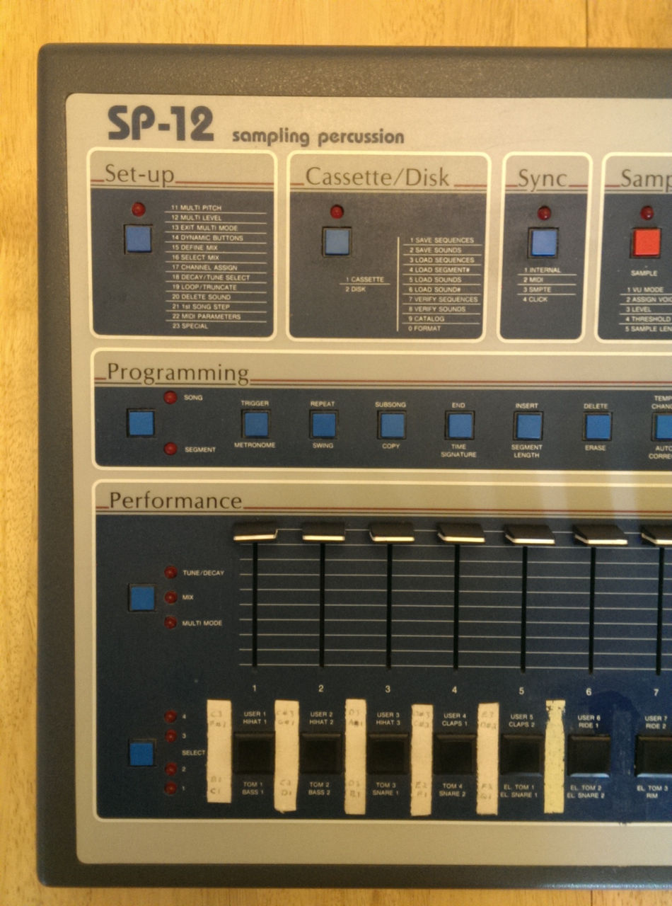 MATRIXSYNTH: EMU SP-12 Systems Inc Sampling Percussion/TURBO/VERS 2.6 w ...