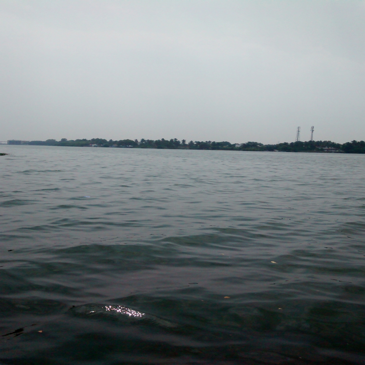 the river along poolampatti village