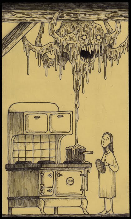 Monster on the ceiling