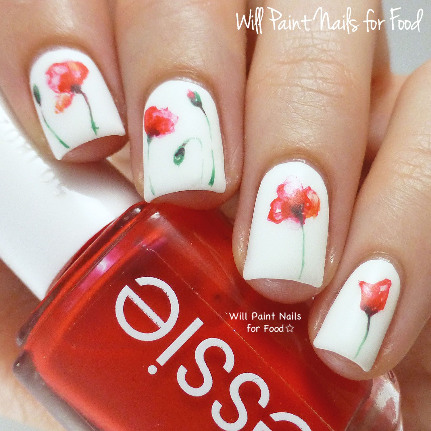 Poppy Nail Art Images at Jennifer Colbert blog