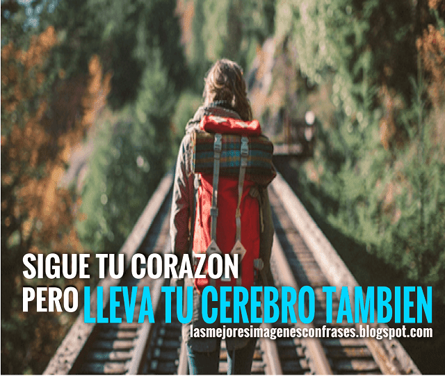 Sigue tu corazón - Las mejores imagenes con frases