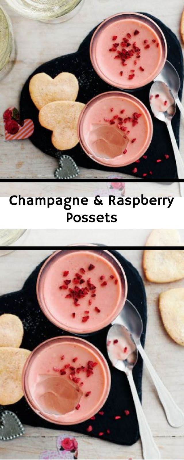 Champagne & Raspberry Possets | Home Delicious Recipe