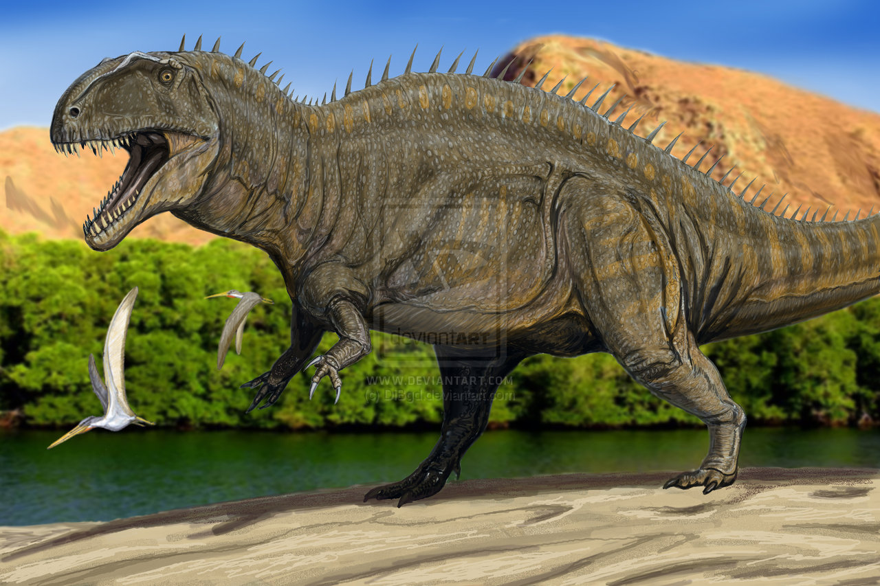 Acrocanthosaurus ~ DINOPEDIA