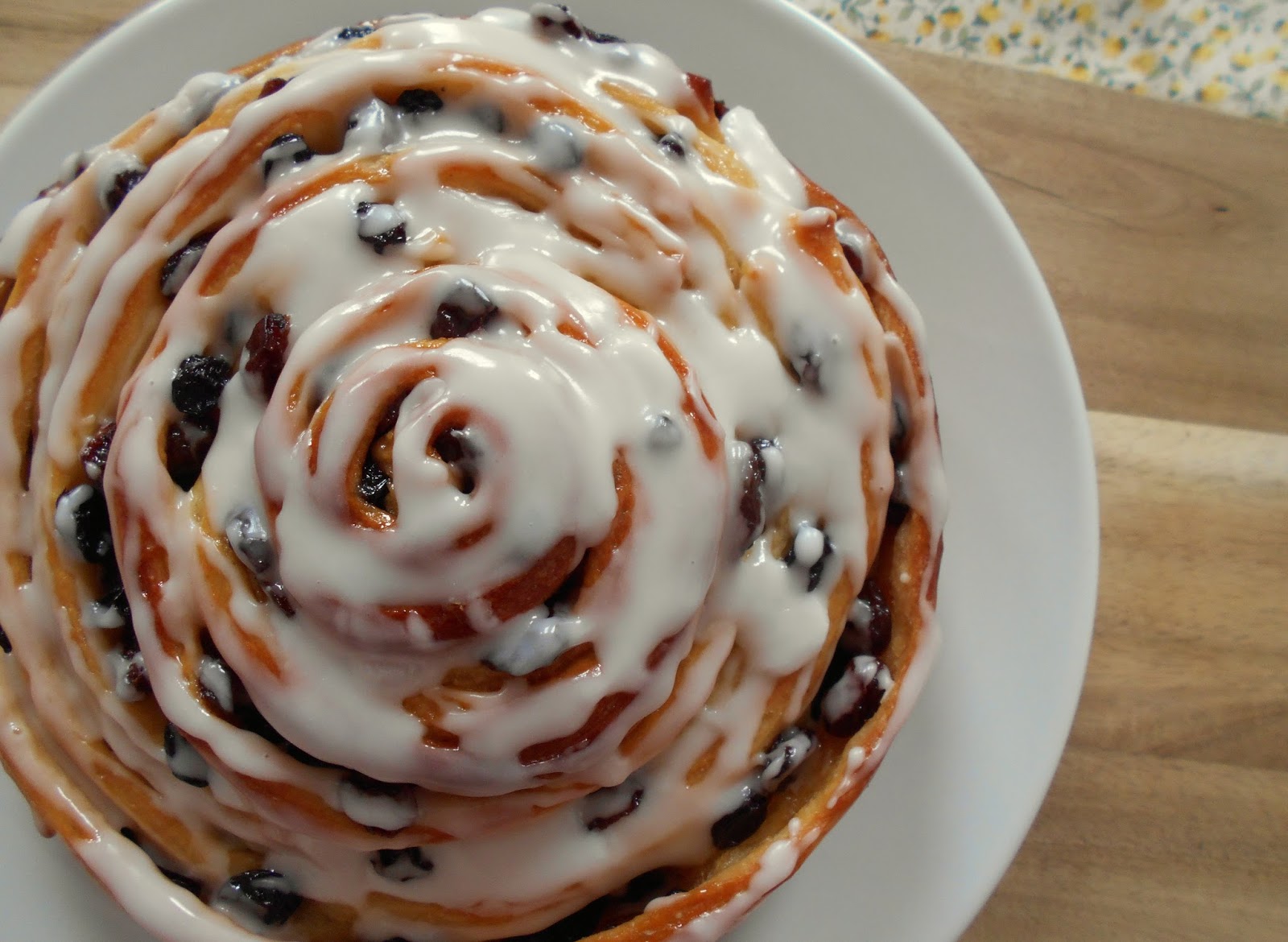 Giant Apple Juice Chelsea Bun