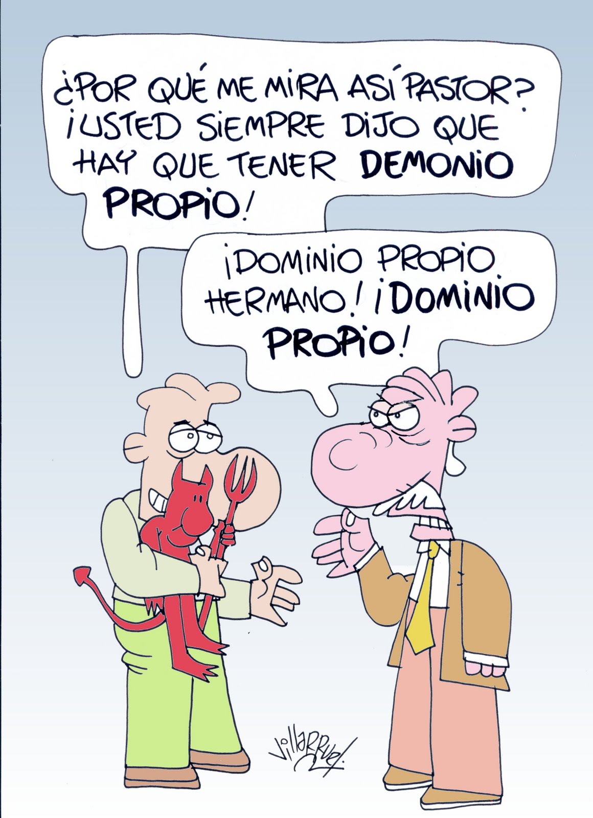 CARTOON CRISTIANO: DOMINIO PROPIO