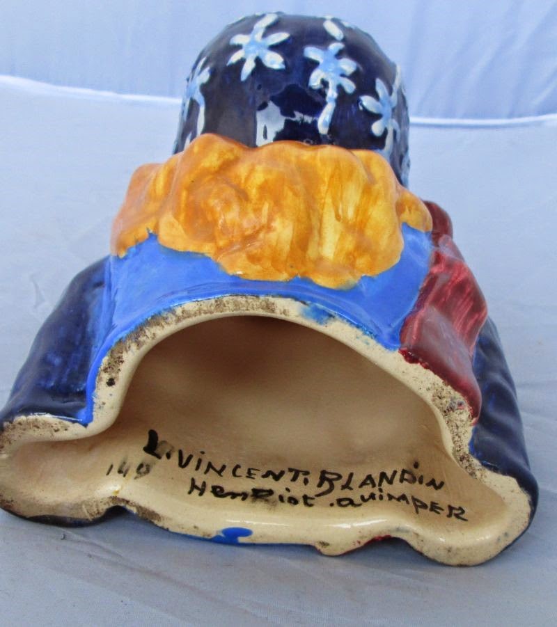 Bust by Vincent Blandin. circa 1930 - SOLD