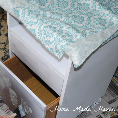 Home Made Haven: Fabric Covered File Cabinet Tutorial