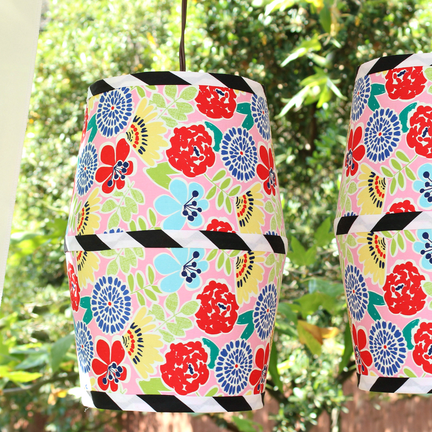 Mark Montano Mixed Pattern Pendant Lamp Diy