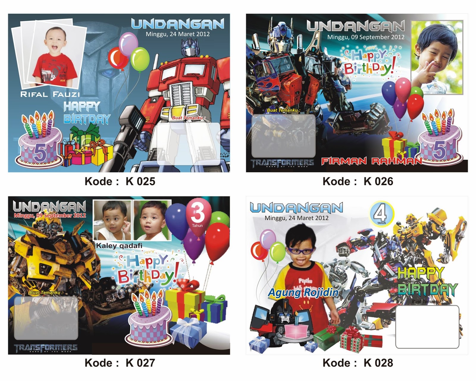 JUAL TEMPLATE BACKGROUND UNDANGAN ULTAH 0813 3519 7828: JUAL CD ...