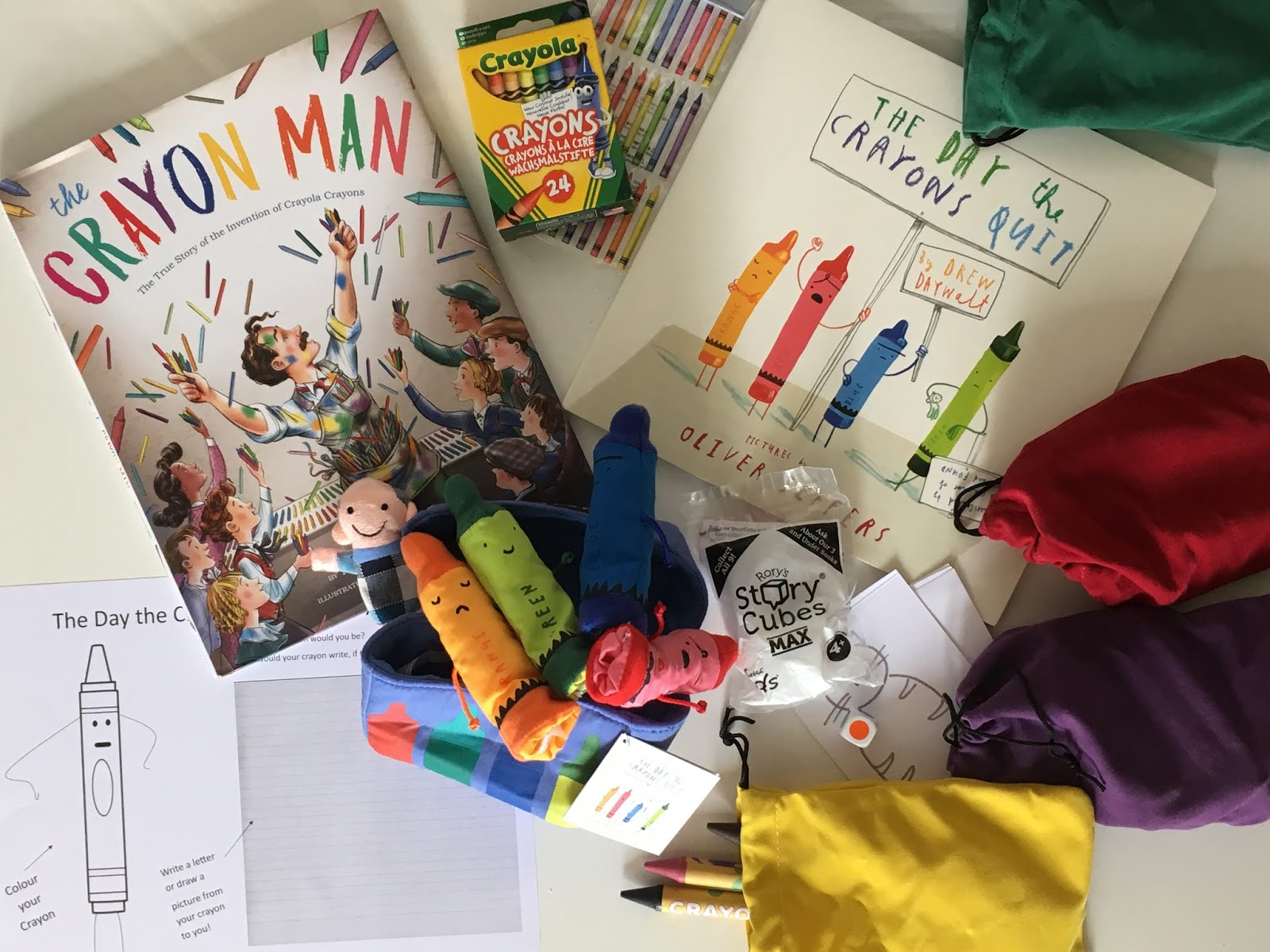 Space On The Bookshelf: Story Sack – ‘The Day the Crayons Quit’ by Drew ...