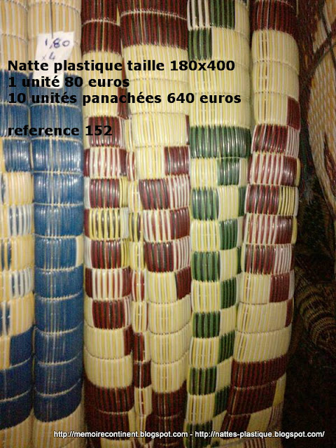 Les nattes de "memoire d'un continent"