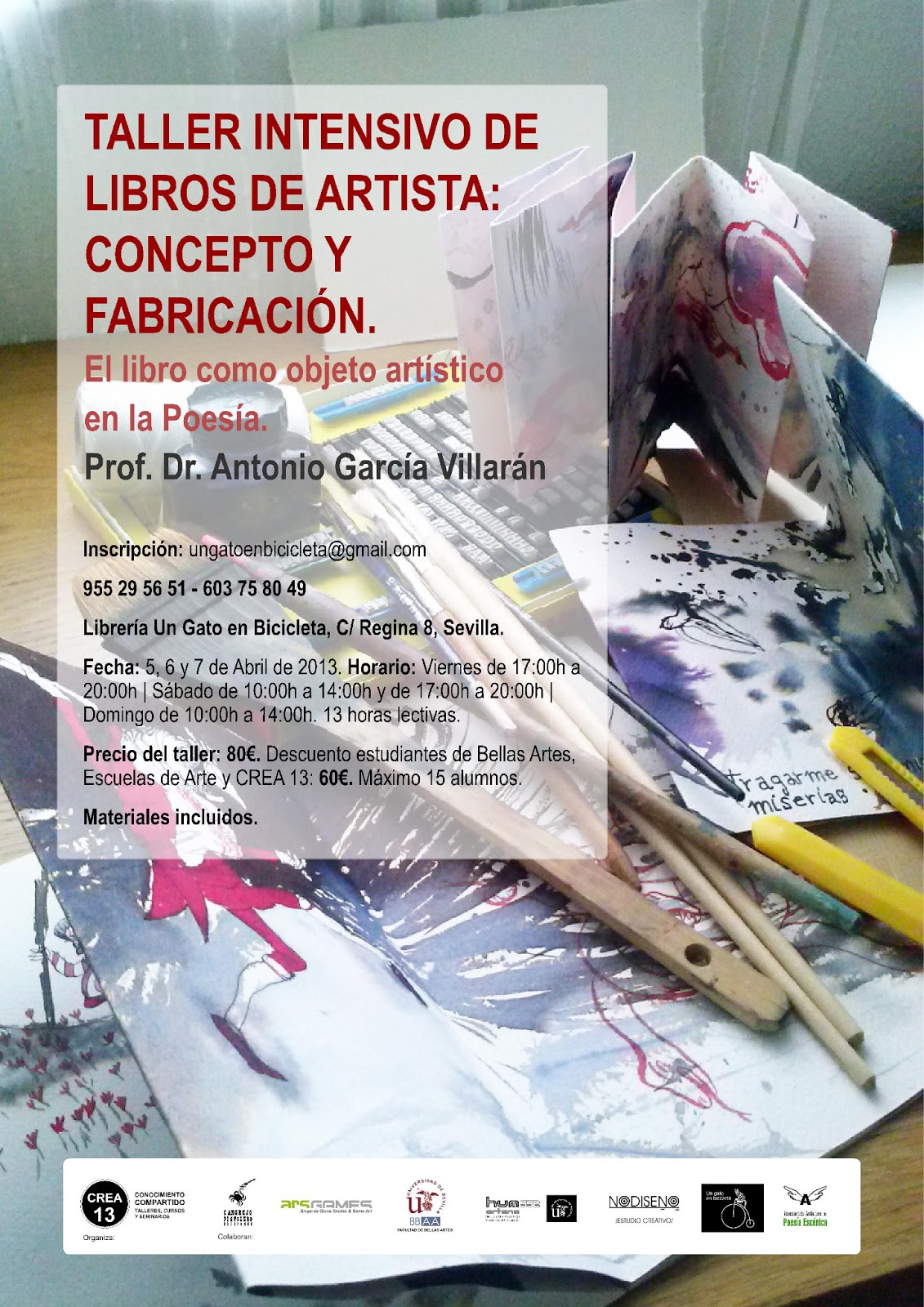CLUB del DIBUJO Sevilla: TALLER INTENSIVO DE LIBROS DE ARTISTA ...