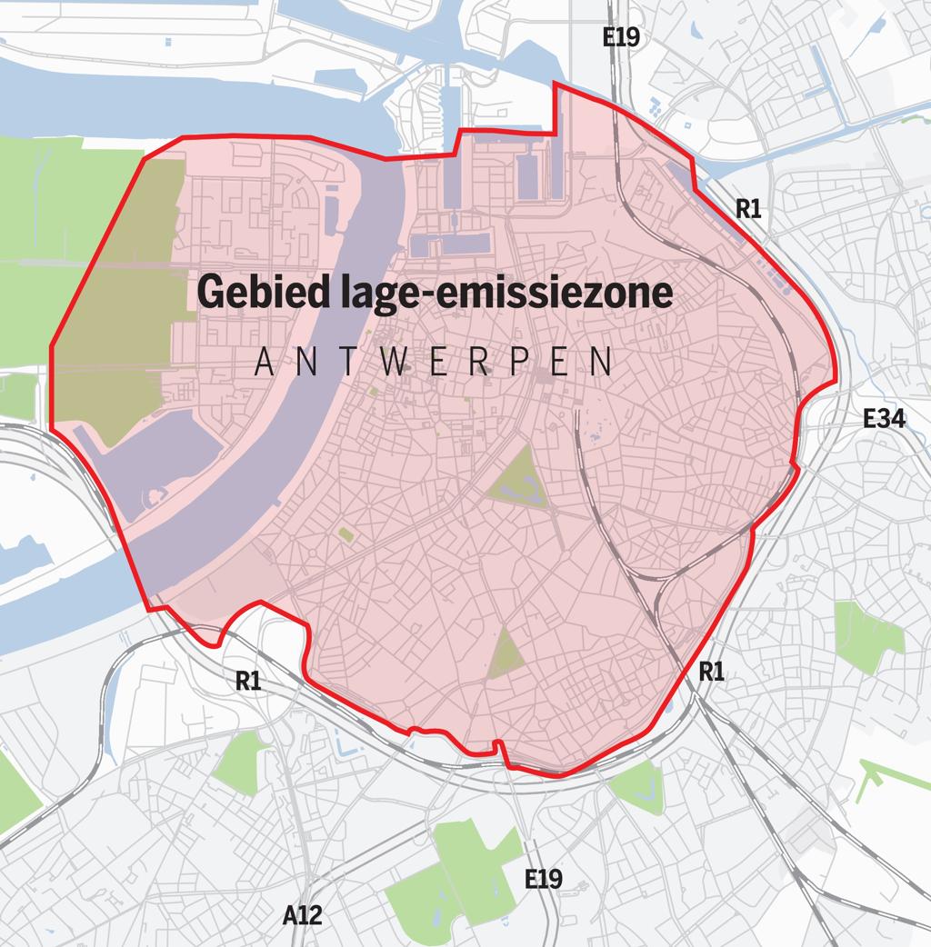Rijbewijs Online: Lage Emissiezone Antwerpen Kaart