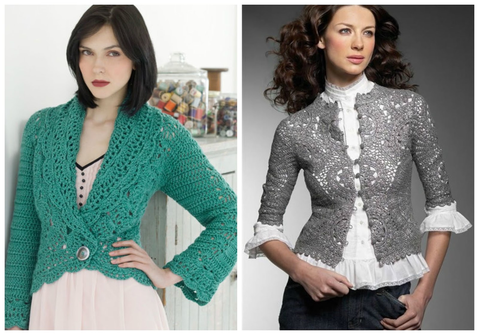 Little Treasures: 5 Lace and Asymmetrical Cardigan Ideas