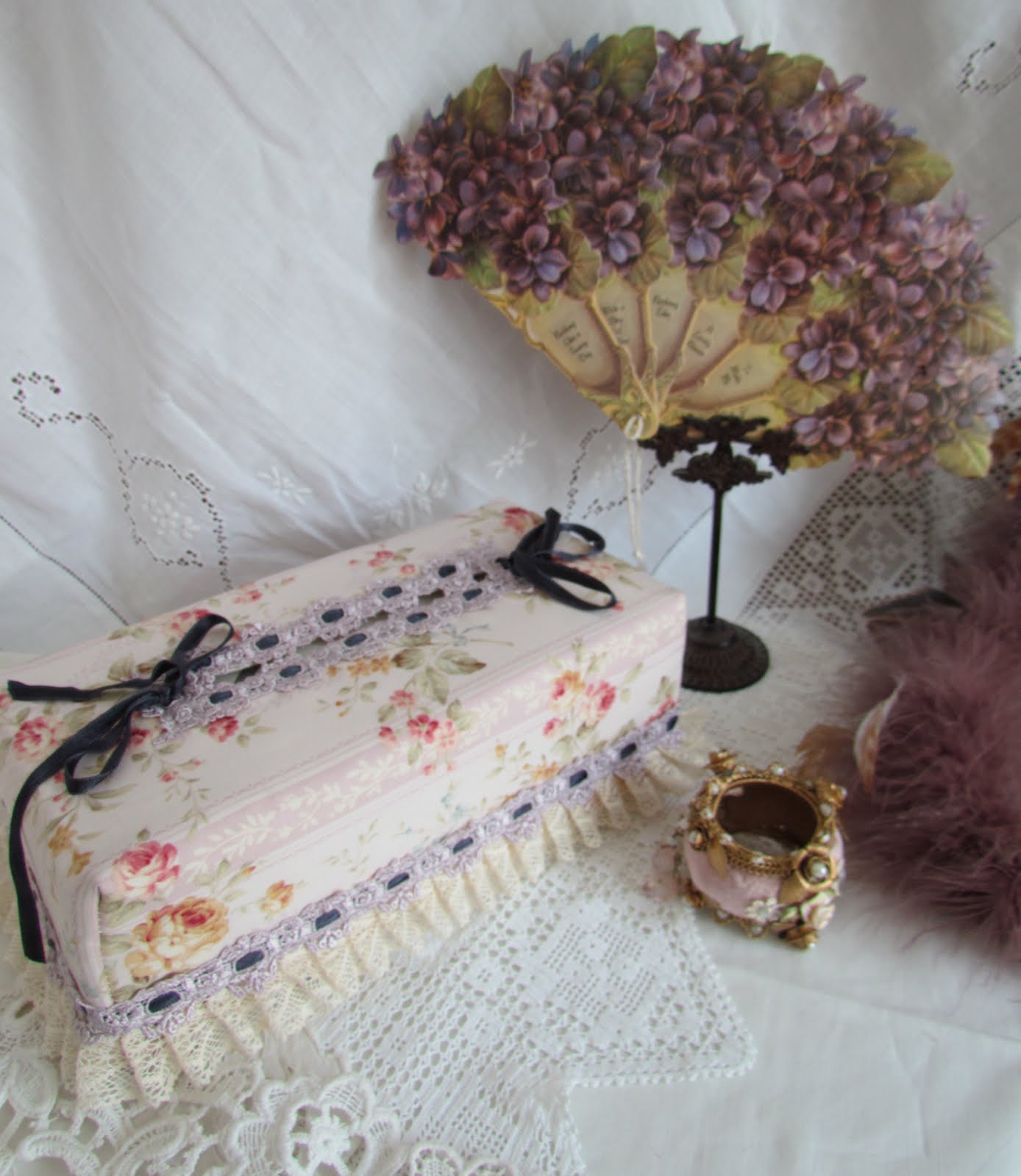 Angela Lace: Tissue Box Covers