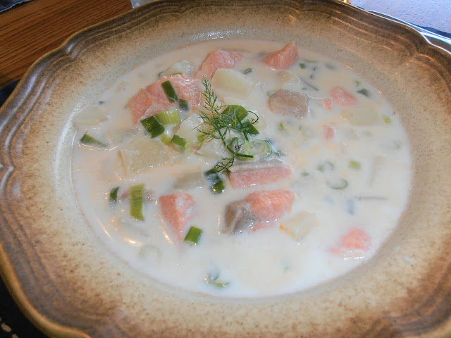 Goode Eates: Native American Salmon Chowder
