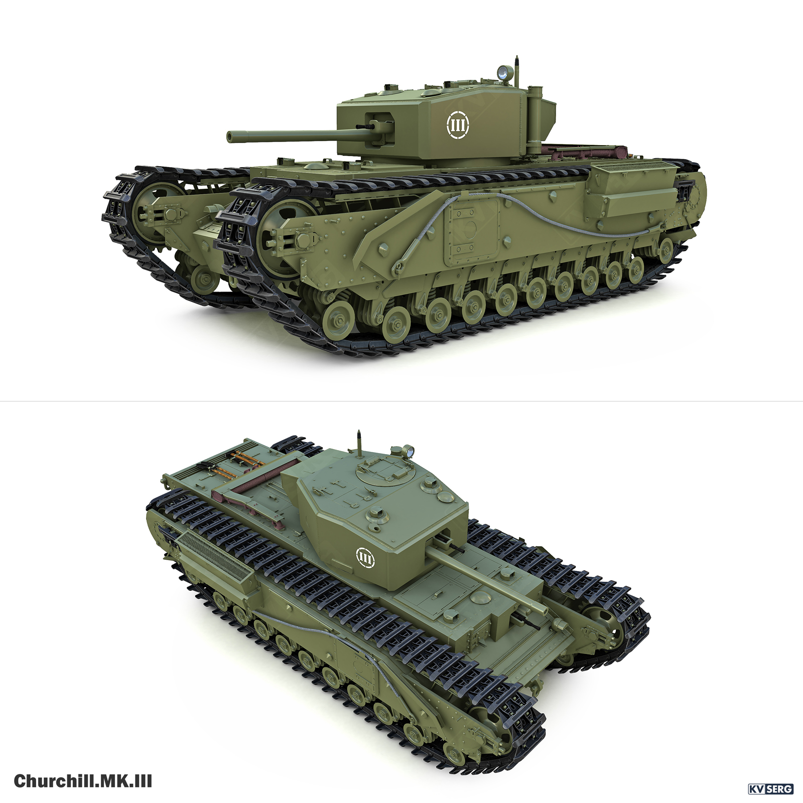 KVSERG ART: Churchill MK III