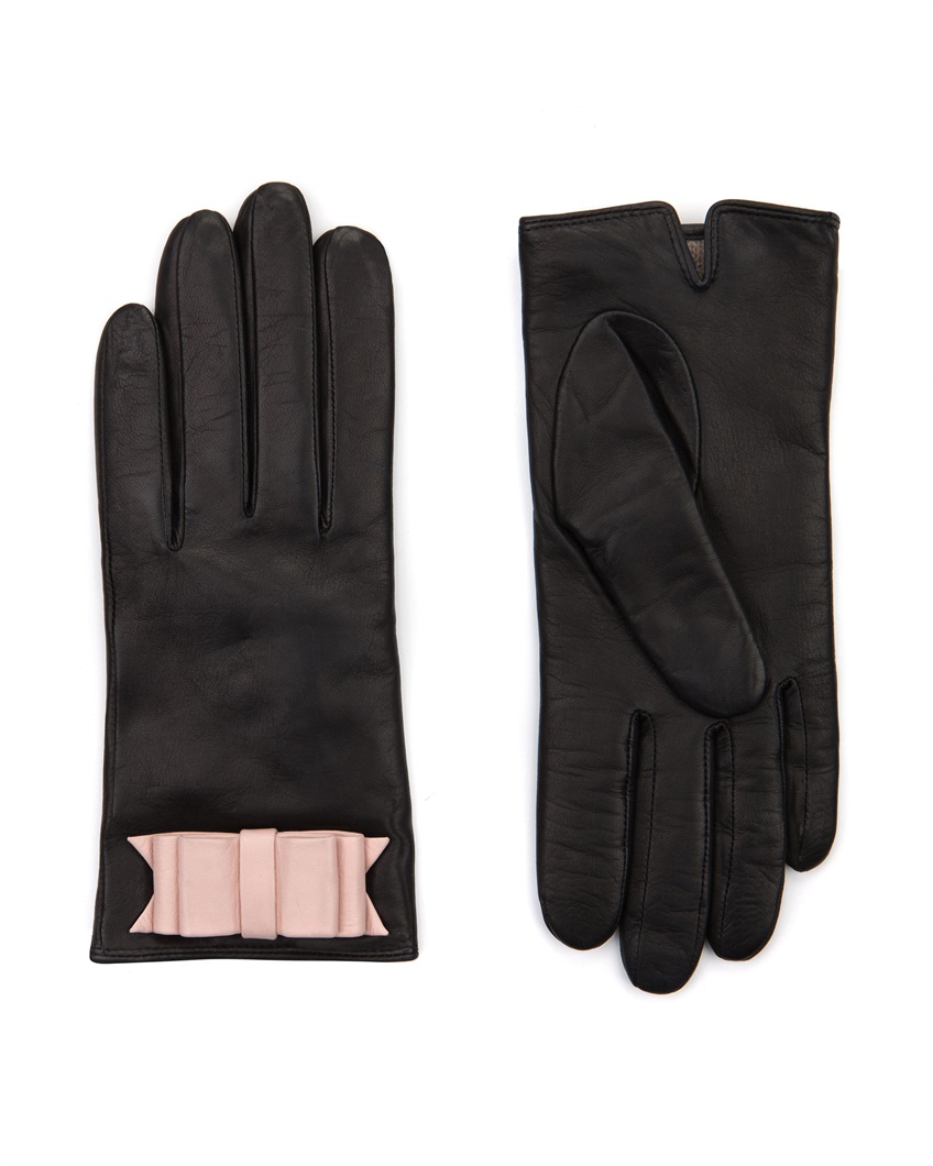 Accessory Wednesday: Ted Baker Leather Bow Gloves | British Beauty Blogger