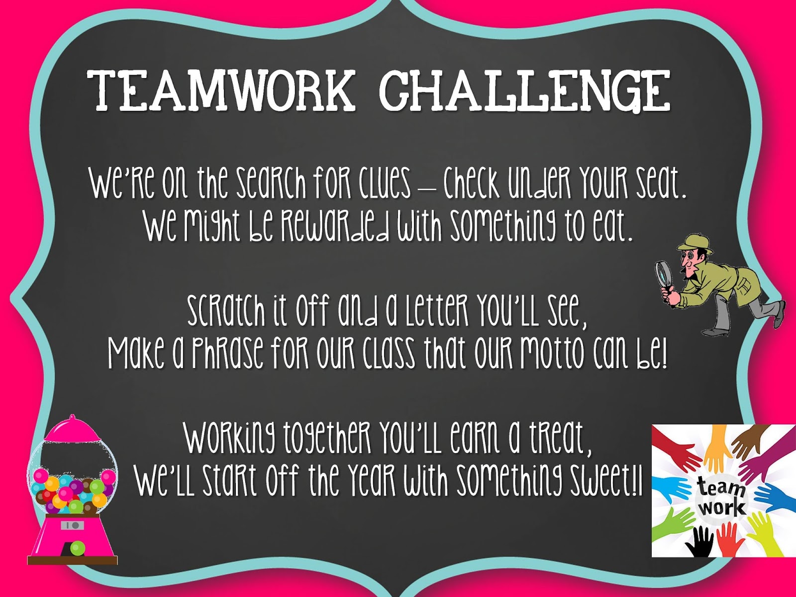 BEST FIRST Day Activity! Teamwork! - SSSTeaching