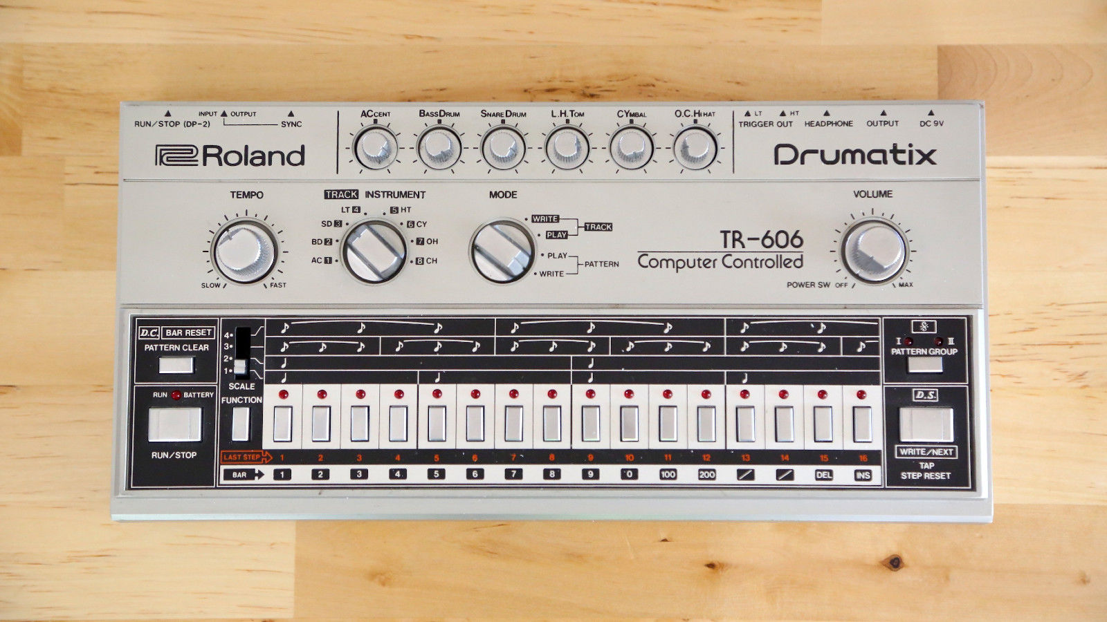 MATRIXSYNTH: Roland TR-606 Drumatix Vintage Analog Drum Machine SN ...