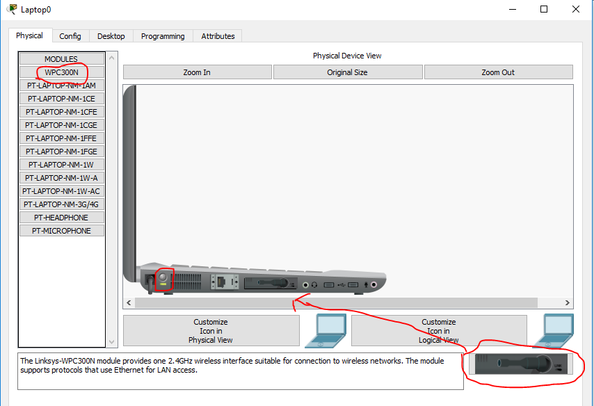Konfigurasi Wireless WRT300N di Cisco Packet Tracer