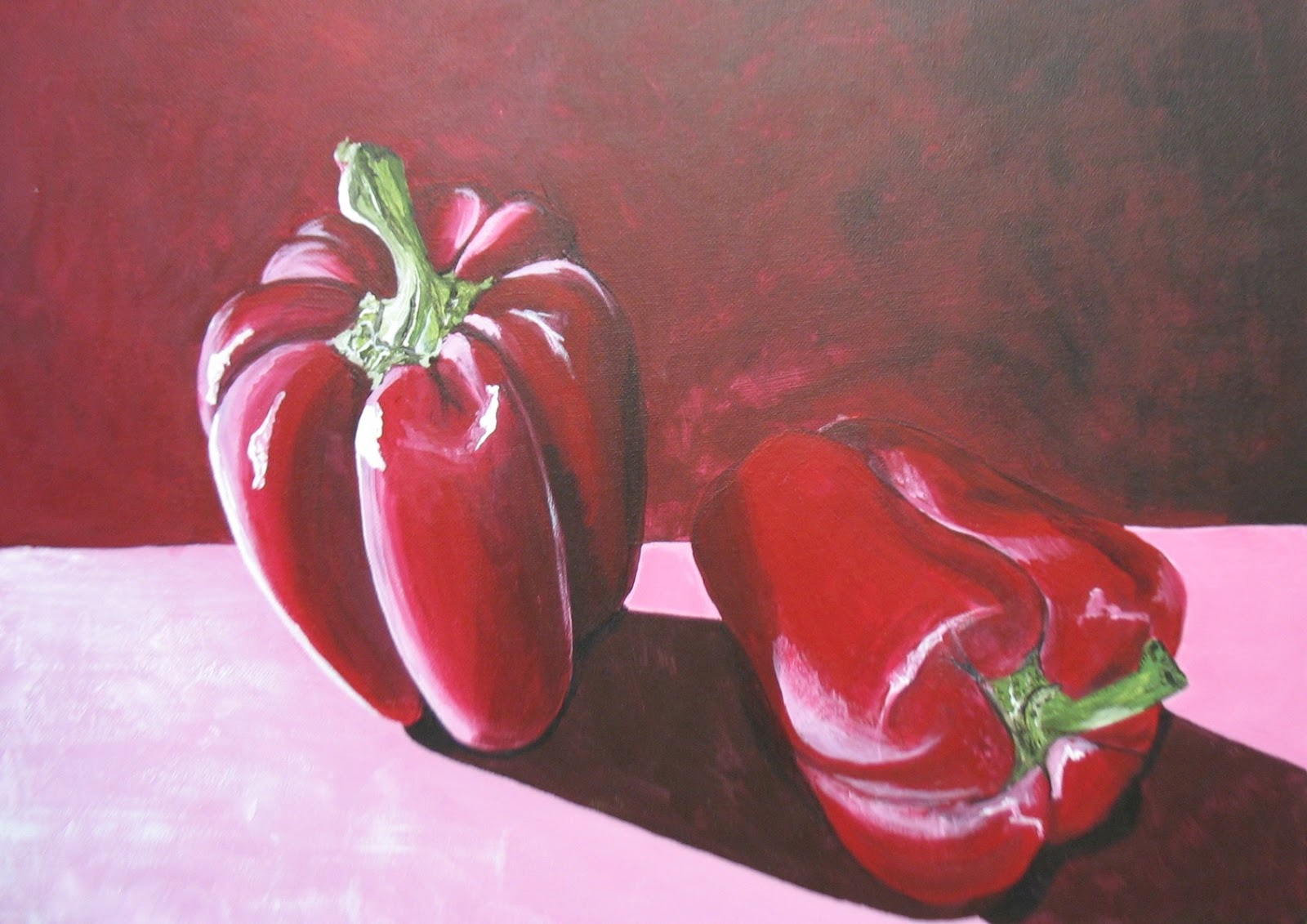 Introduction to Studio Art: Project 10: Bell Pepper Painting