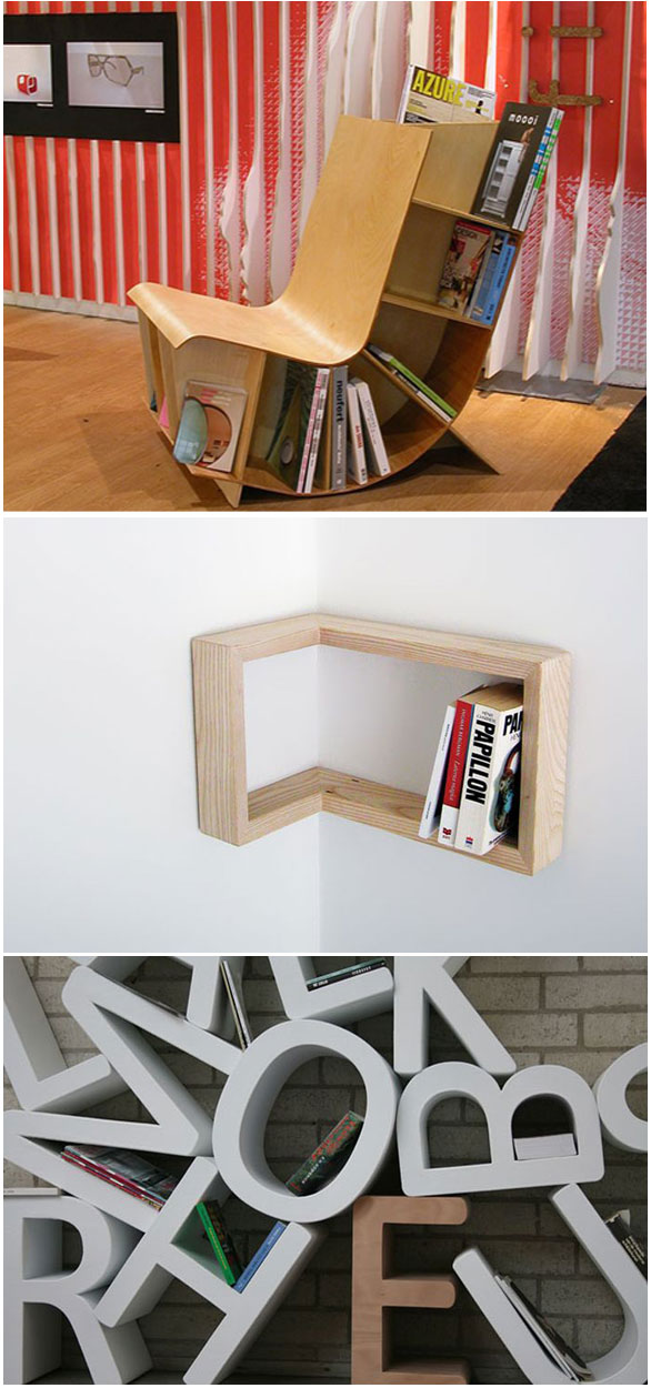 51+ Inspirasi Penting Reka Bentuk Rak Buku Unik