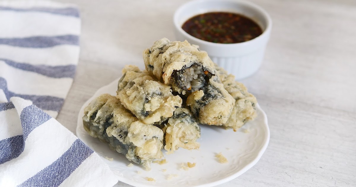 Resep:Gimmari / Kimmari - Korean Deep Fried Seaweed Rolls | HeyTheresia ...