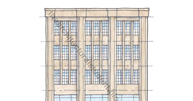 The Architectural Student: Tutorial: Hand Rendering Elevations