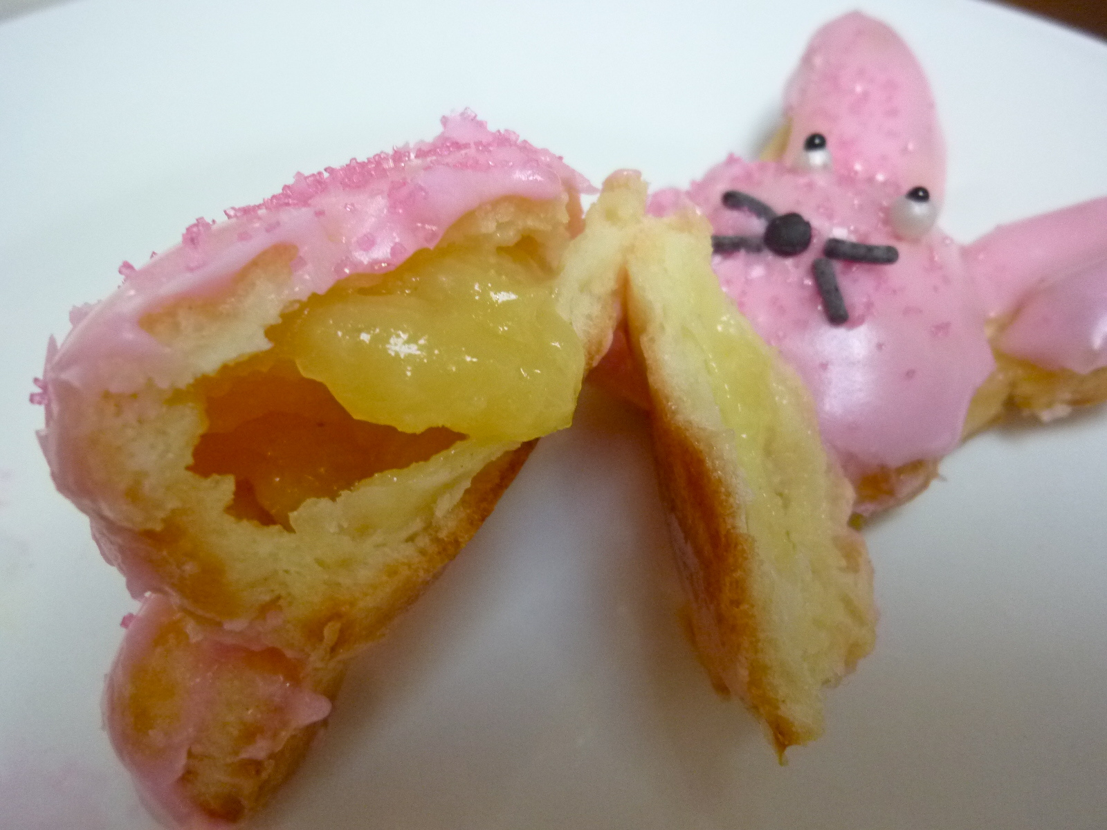 Pink Easter Bunny Eclairs with Key lime Curd Filling – Diary of a Mad ...
