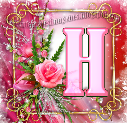 Frases para tu Corazón: Iniciales Color Rosa(Ver más)