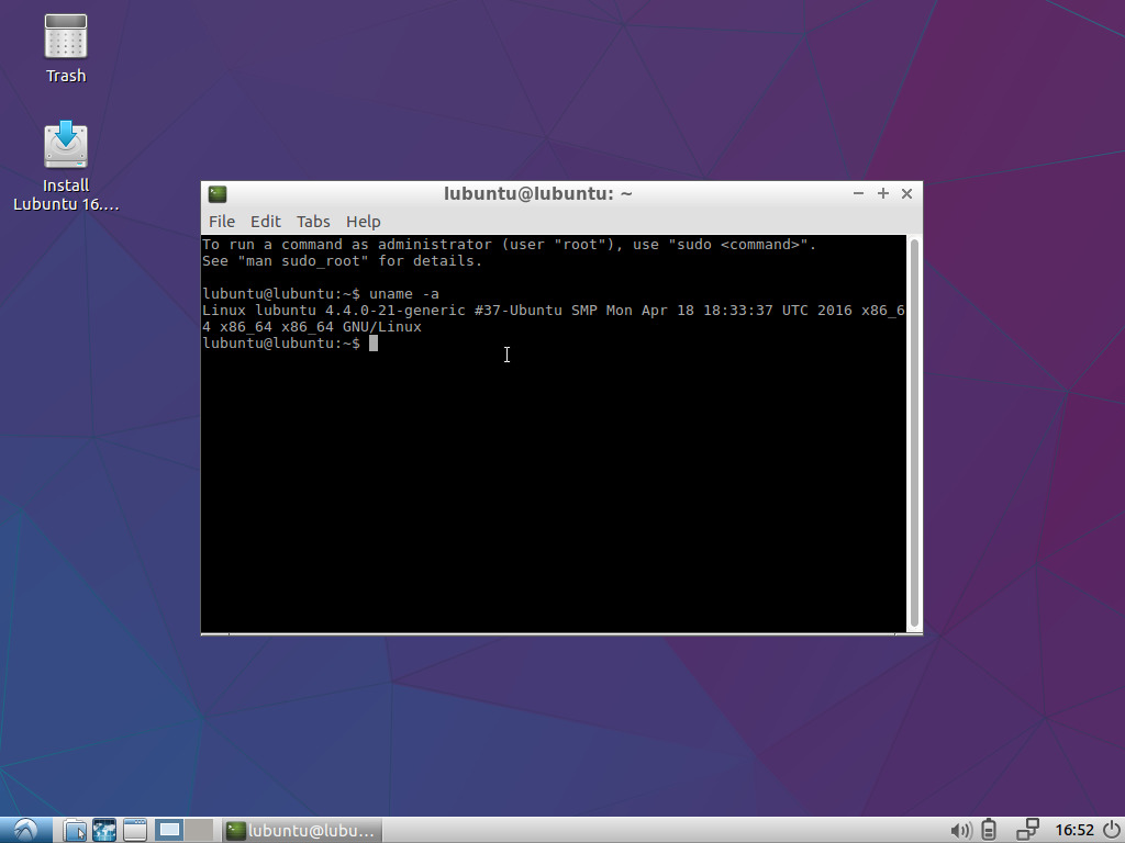 Lubuntu 16.04 LTS Xenial Xerus screenshots