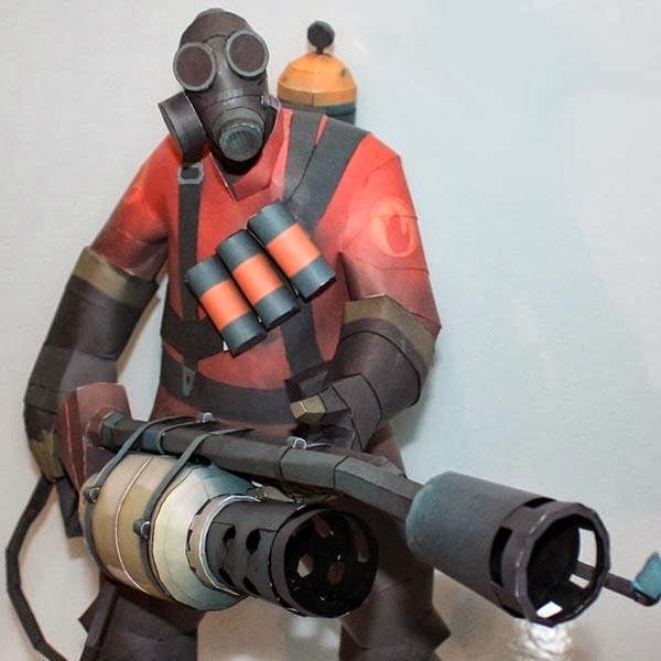 Team Fortress 2 Pyro Paper Craft Specs and Price in Pakistan