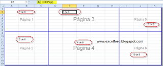 VBA: Una función personalizada para mostrar el Número de página en una celda. | EXCEL FORO: Un ...